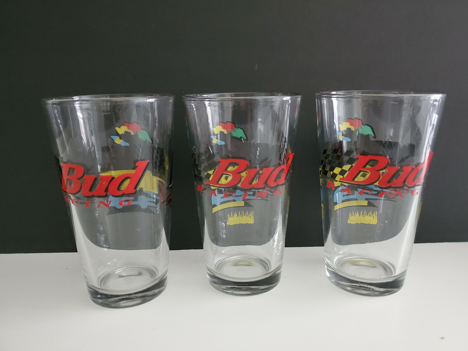 4 Bud Racing Glasses Daytona At The Speed Of Light July 4,1998 ...