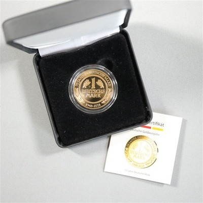 Medaille 2018 70 Jahre Deutsche Mark 1948-2018 | Gold | eBay