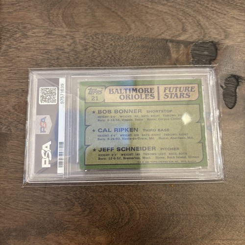 1982 Topps - Future Stars Cal Ripken, Jeff Schneider, Bobby Bonner #21 ...