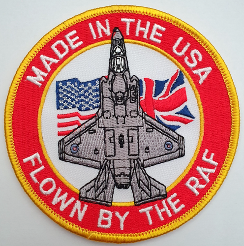 Lockheed Martin F-35 Lightning II fighter jet Patch Badge. Royal Air ...