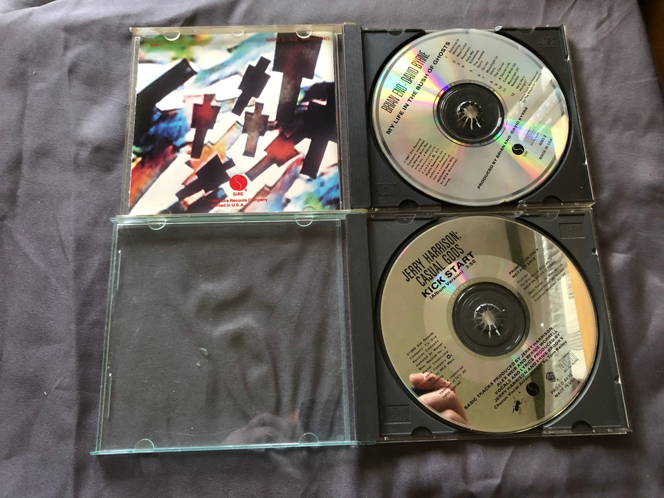 David Byrne/Talking Heads CDs:Lil Creatures; Rei Momo; Bush Ghosts ...