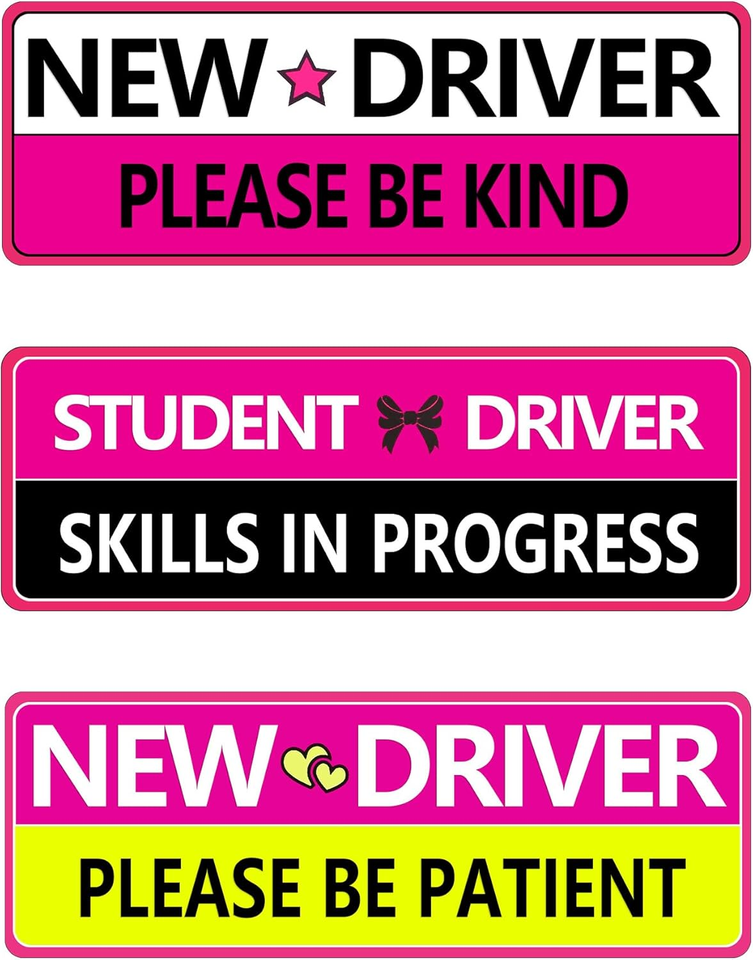 3Pcs New Driver Magnet for Car,Student Driver Magnet, Please Be Patient ...