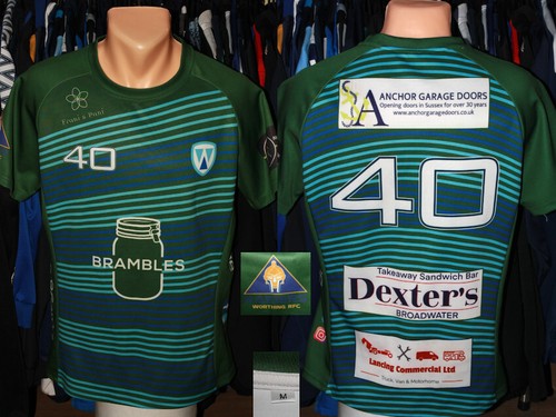 Worthing Raiders College Rfc #40 Taglia M Rugby Maglia Kit Top | eBay