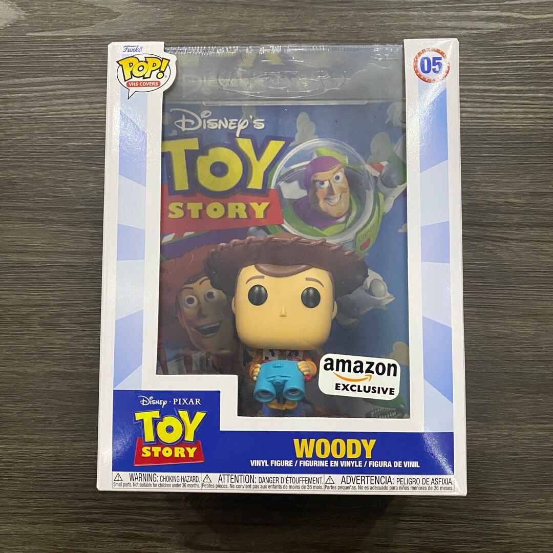 Funko Pop! VHS Covers Disney Pixar Toy Story Woody #05 Amazon Exclusive ...