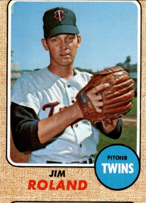 1968 Topps Baseball #276 Jim Roland Minnesota Twins - Oddball/Miscut | eBay