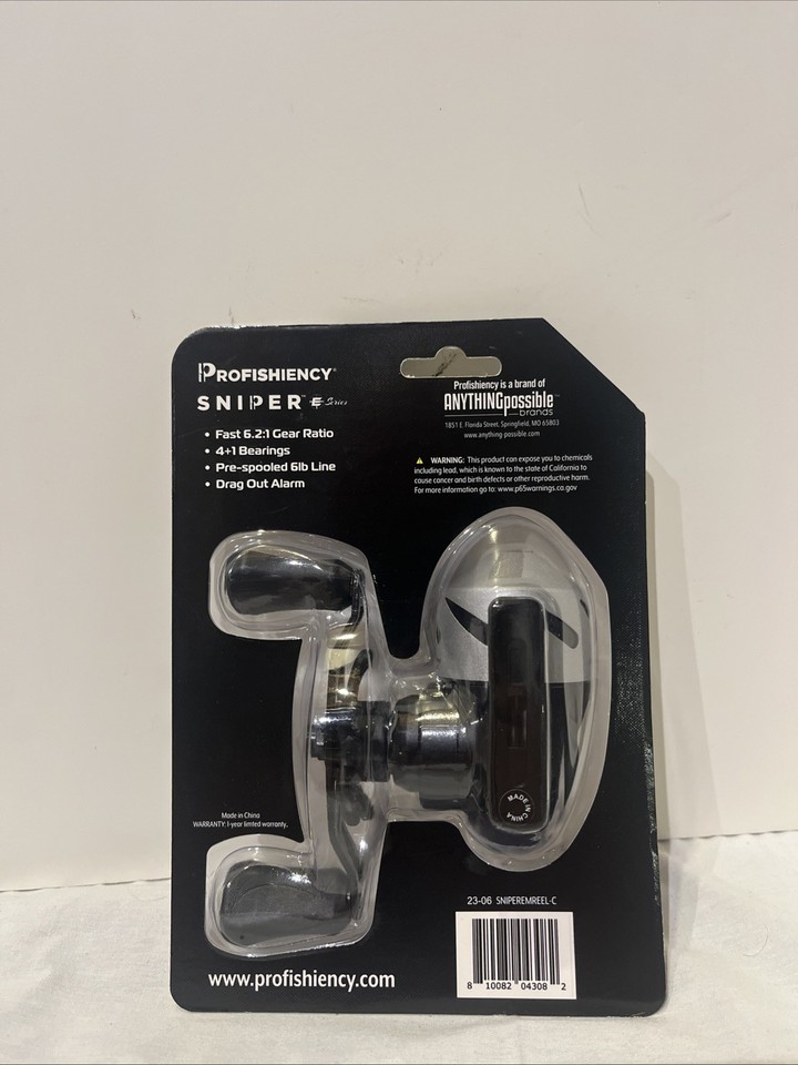 ProFISHiency Sniper E-Series Spincast Reel RH Micro Gear Ratio 6.2:1 25 ...