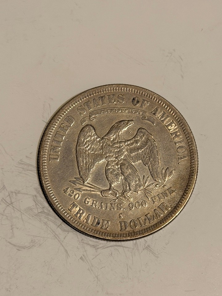 1877 $1 Trade Dollar San Francisco Silver Coin 0.900 Fine Circulated | eBay