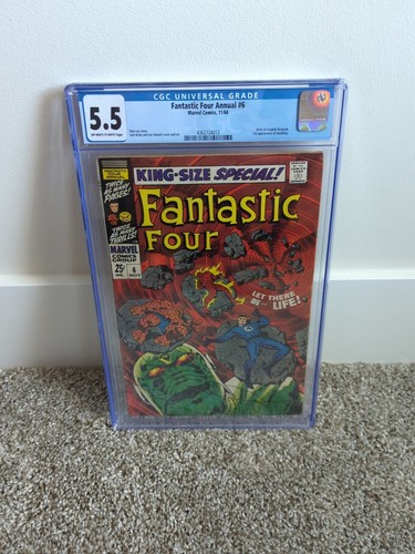 Fantastic Four Annual #6 CGC 5.5 first appearance Annihilus | eBay