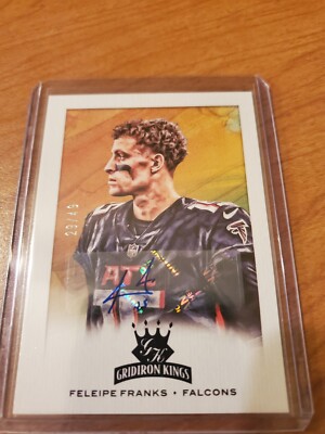 FELEIPE FRANKS Gridiron Rookie Auto Purple 29/49 2021 Chronicles ...