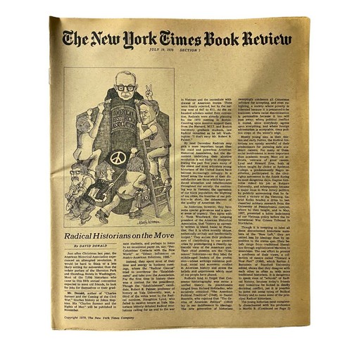 The New York Times Book Review July 19 1970 Radical Historians No Label ...