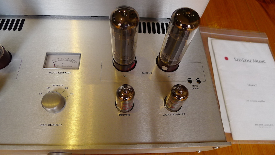 RED ROSE MUSIC MODEL 2 " Mark Levinson " Valves AMPLIFIERS ULTRA H-END ...