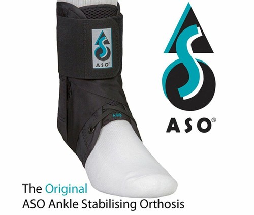 ASO Ankle Brace Stabilizer Support Sprain Sports Netball Basketball ...