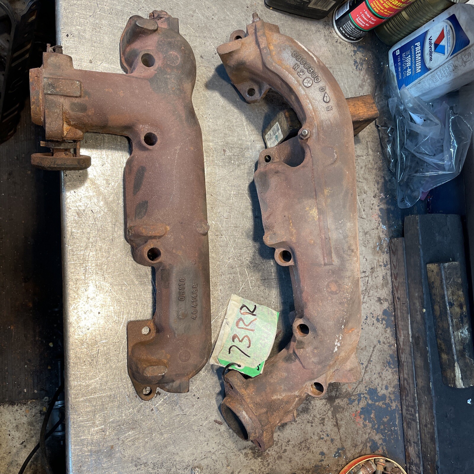 OEM Original 1973 Plymouth Roadrunner Exhaust Manifolds 400-440 3830800 ...