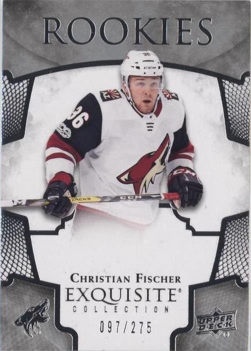 2017-18 Upper Deck Ice - Exquisite Rookies Christian Fischer #R-4 /275 ...