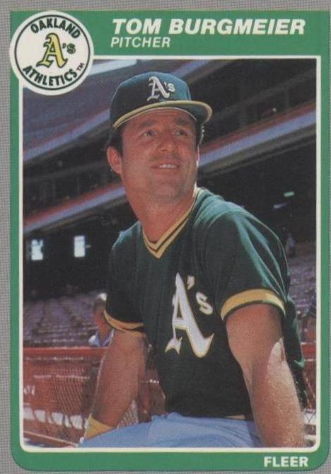 1985 Fleer - Tom Burgmeier #417 for sale online | eBay