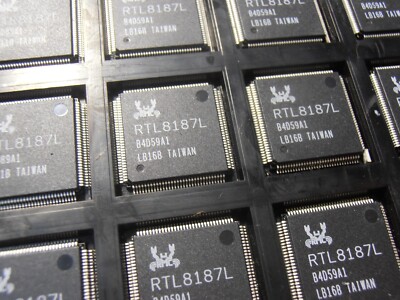 2X RTL8187L Wireless Lan Network interface controller LQFP128 REALTEK ...