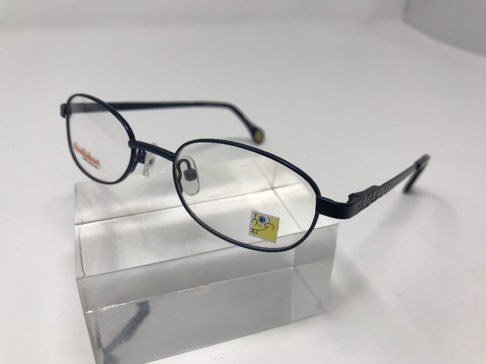 NICKELODEON EYEGLASSES SPONGEBOB SQUAREPANTS MANATEE BLUE FLEX E412 | eBay