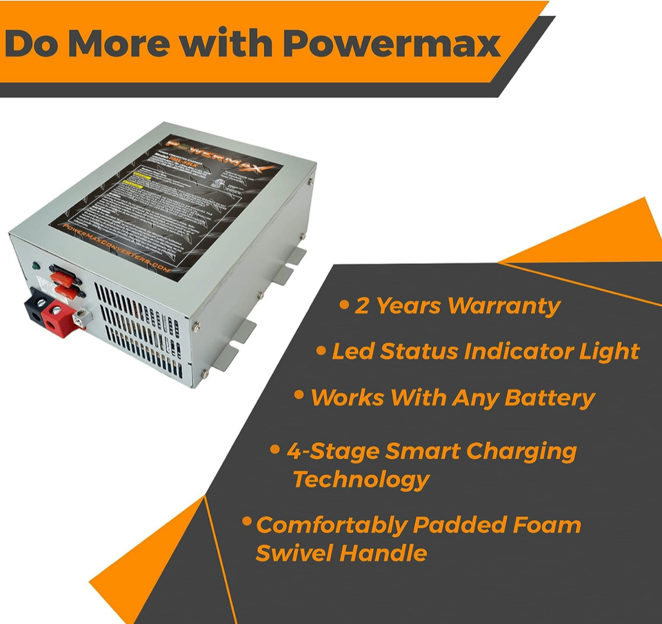 PowerMax 35 Amp 12 Volt Converter Open Box | eBay