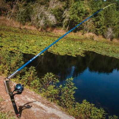 Automatic Telescoping Fishing Rod and Reel Stainless Steel Hook Setter ...