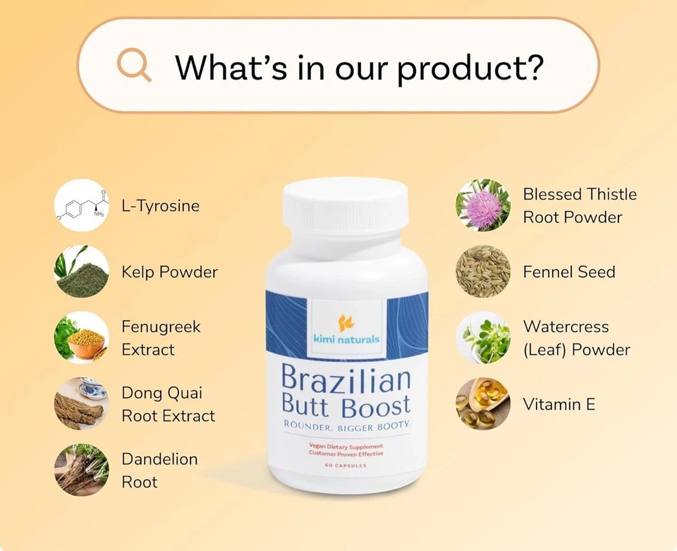 BUTT AUGMENTATION PILLS Booty Enlargement, Butt Enhancement. Butt ...