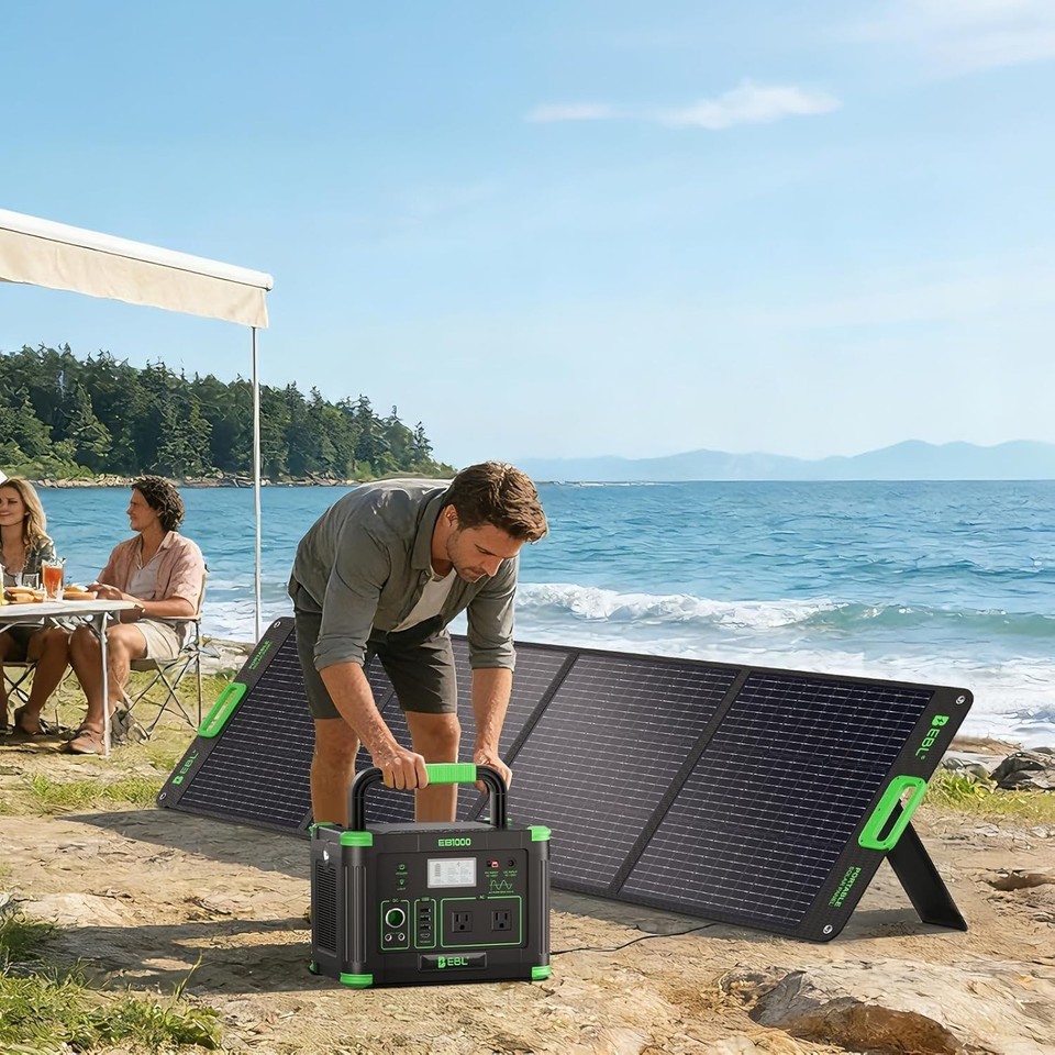 Portable Power Station Solar Generator 300~2400W ,Solar Panel Kit,for ...