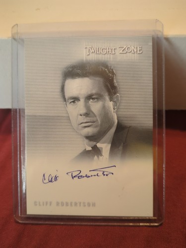 Cliff Robertson 2009 Twilight Zone 50th Anniversary Auto A135 Autograph ...