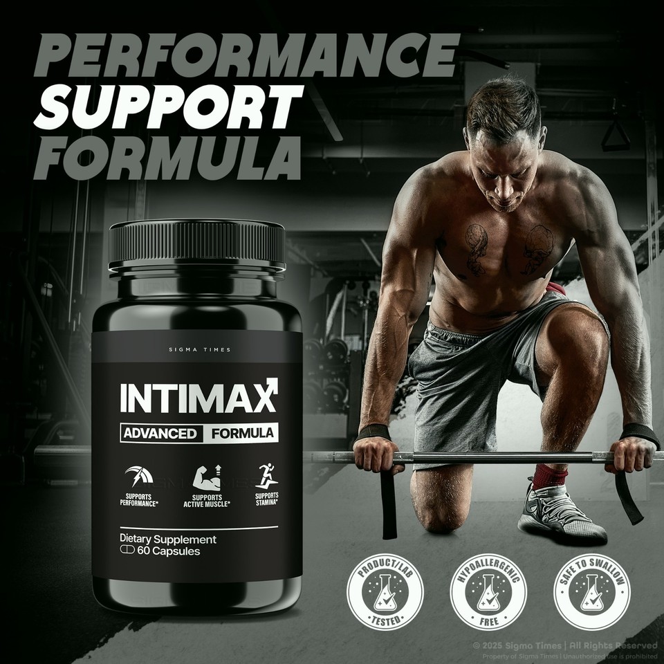 Intimax Capsules for Men, Inti Max Male Performance Supplement 60ct | eBay