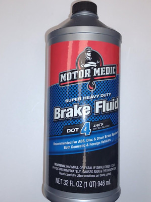 Motor Medic M4532 DOT 4 Super Heavy Duty Brake Fluid - 32 oz. 6 BOTTLES ...