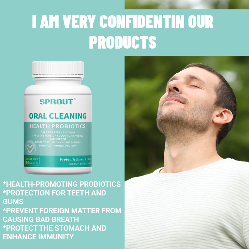 Oral Probiotic Supplement Teeth Bad Breath & Oral Health 60 Capsules | eBay