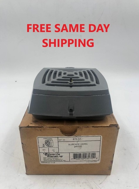 Edwards 875-g1 Audible Signal Horn 24 VDC 875G1 for sale online | eBay