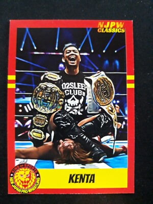 CUSTOM NJPW New Japan Pro Wrestling Trading Card 2021 KENTA #34 | eBay