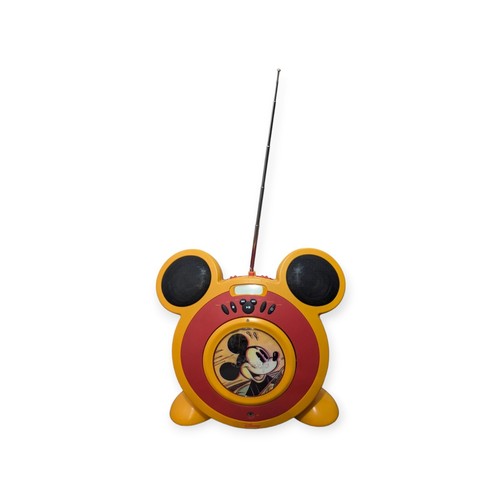 Disney Mickey Mouse CD Player AM/FM Radio Vintage Collection Red Tested ...