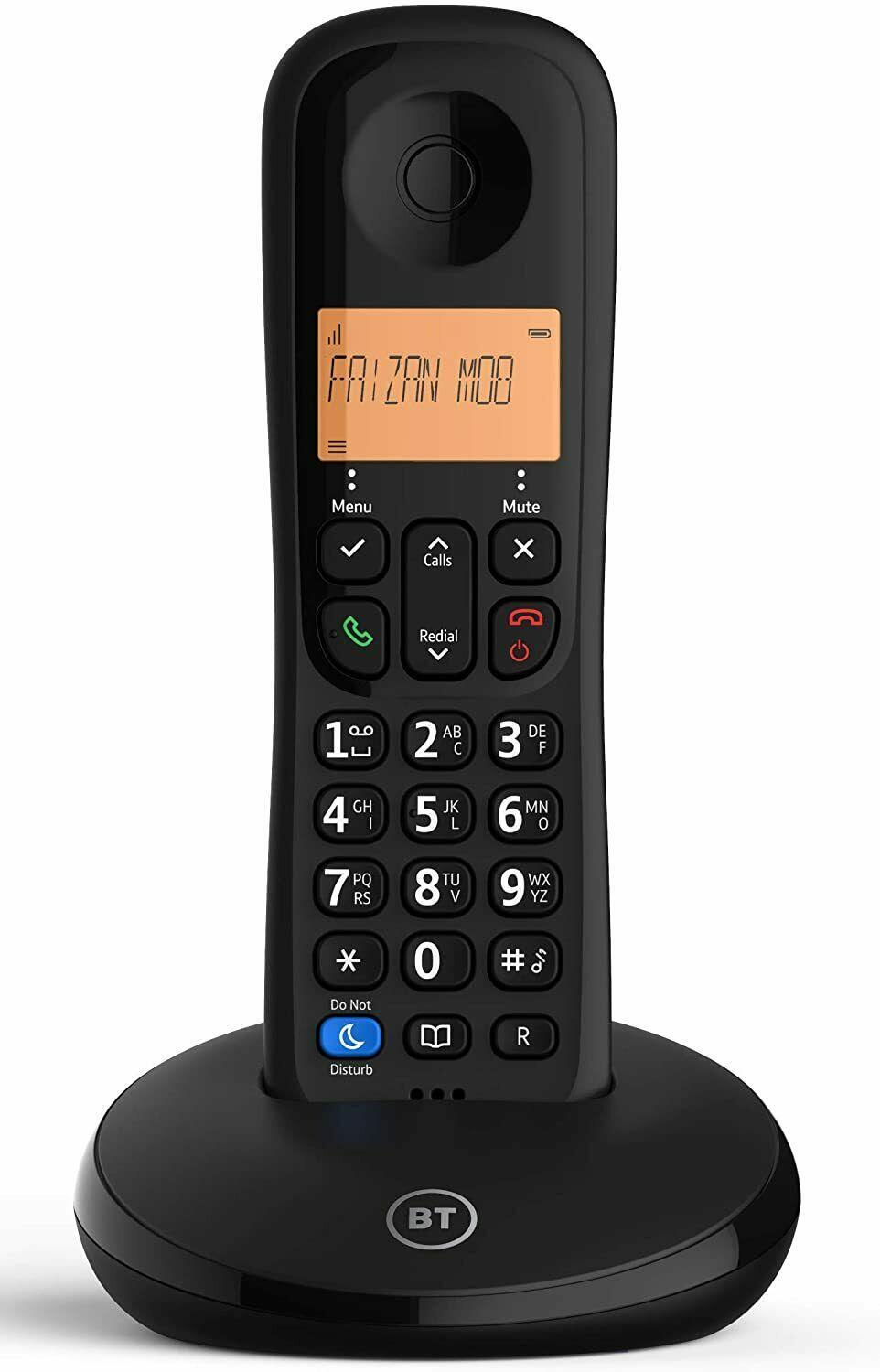 BT Digital Cordless Home Phone Everyday Single Call Blocking 1 Year ...
