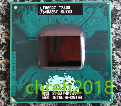 Intel Core 2 Duo T7600 CPU Dual-Core 2.33GHz 4MB 667 MHz Socket M ...