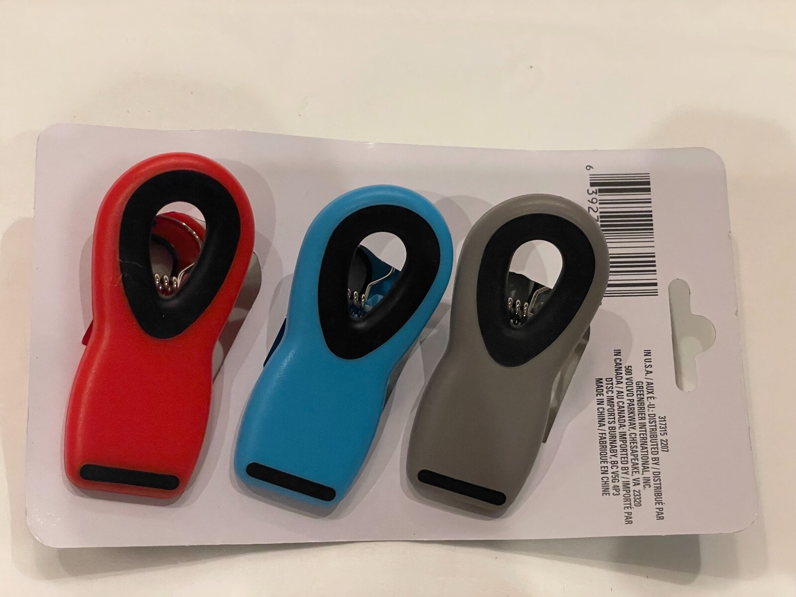 Power Clips Multi-Purpose Clips for Food, Small Toys, Total 3 Clips | eBay