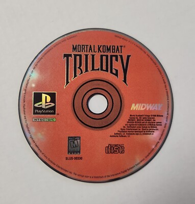 Mortal Kombat Trilogy (PlayStation 1, 1996) PS1 Disc Only Black Label ...