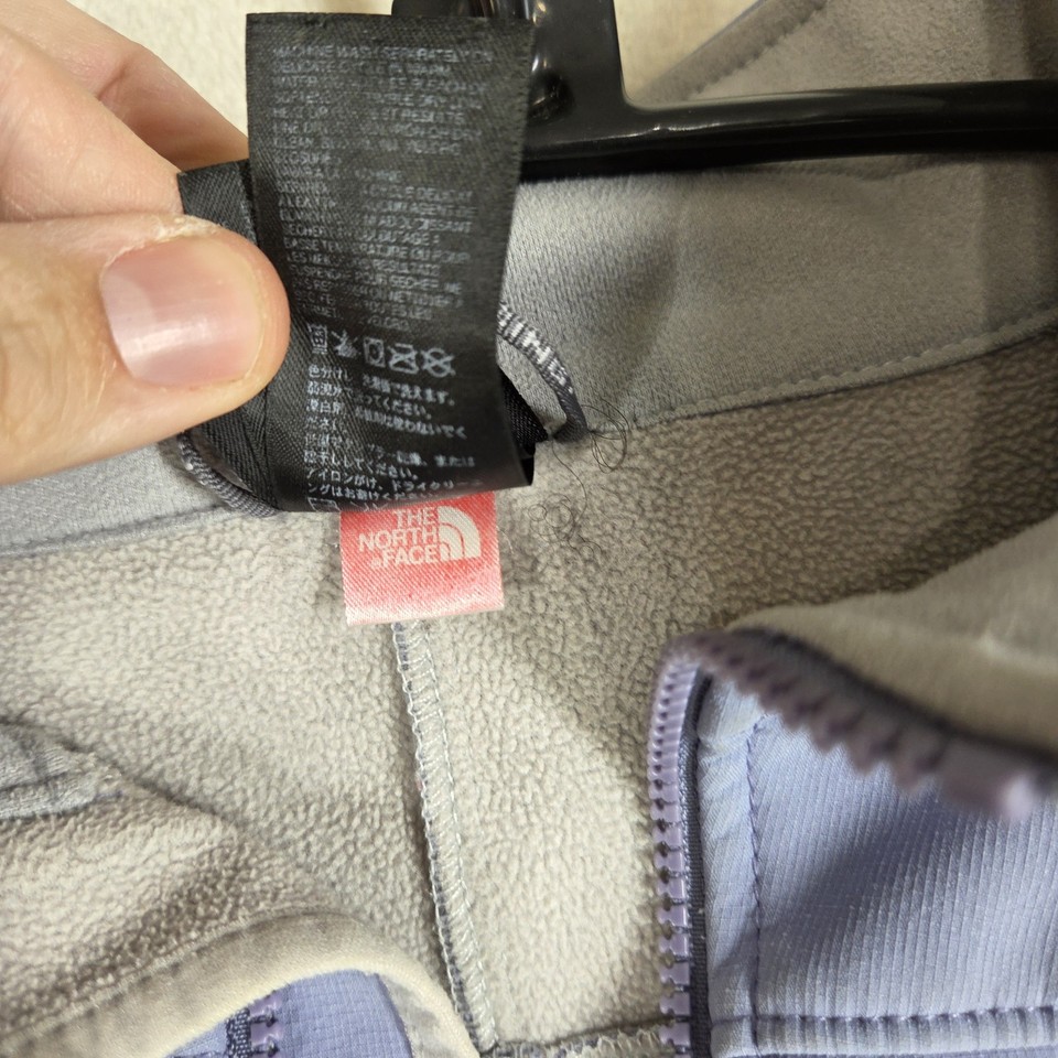 North Face Jacket Womens Junior Sz XL Purple Soft Shell Winter Cold Y2k ...