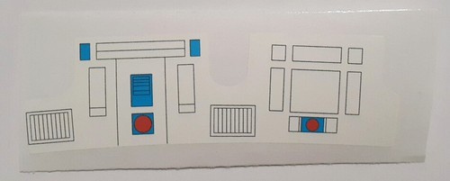 Vintage Star Wars Droids R2-D2 Replacement Toy Sticker Peel&Stick No ...