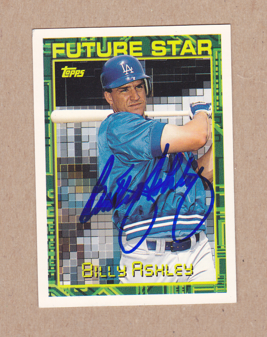 Billy Ashley signed 1994 Topps card #53-Los Angeles Dodgers | eBay