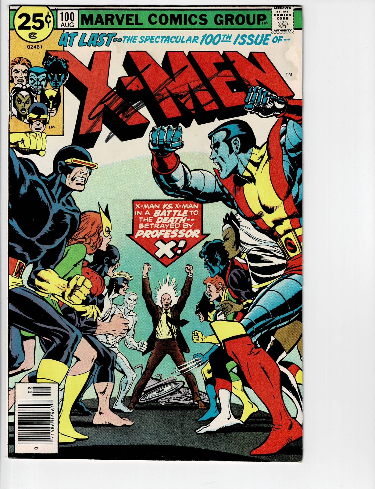 X-Men 100 Claremont Cockrum Wolverine Cyclops 1976 Marvel Comics | eBay