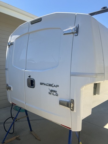 SpaceKap Wild Shell For Construction Or Camping White For 6’ Truck Bed ...