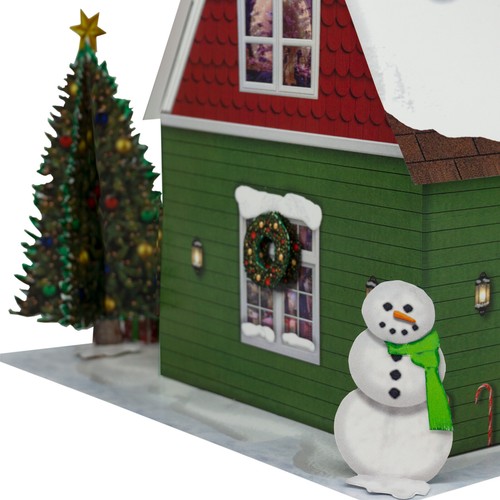 1/48 Scale Santa's Workshop Christmas Diorama Building Kit Fits Lionel ...