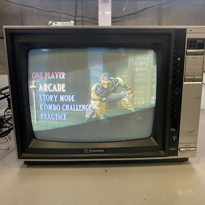 Emerson 13" ECR137 Faux WoodGrain RF CRT TV | eBay