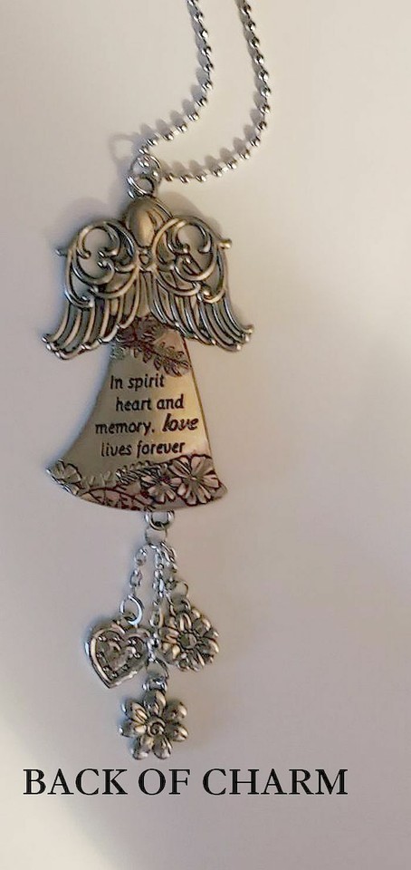 GUARDIAN ANGEL IN SPIRIT HEART AND MEMORY GANZ CAR CHARM FOR REAR-VIEW ...