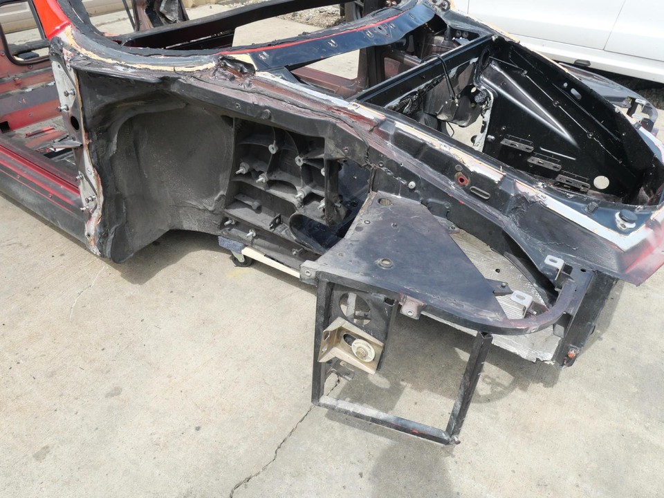 2001 Ferrari 360 Spider Body Shell Bare Chassis Frame Rails Apron ...