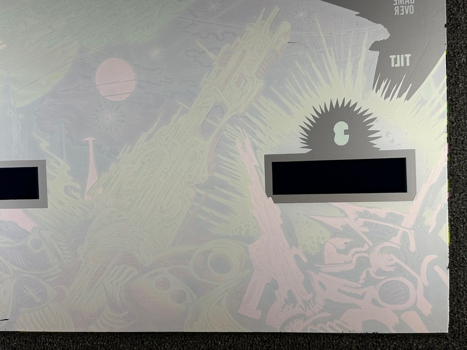 Gottlieb Counterforce Pinball Machine Game Backglass ORIGINAL NOS | eBay