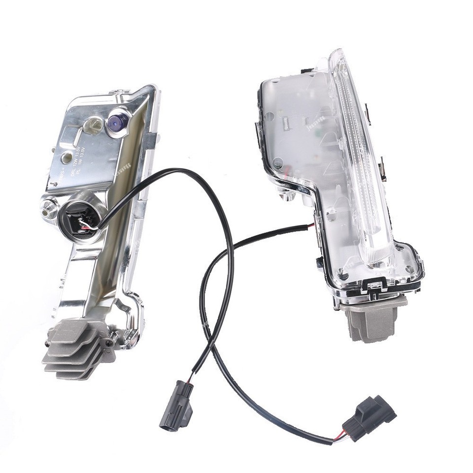 Left +Right Front Bumer Fog Light Lamp Clear LED For Volvo S60 2014 ...