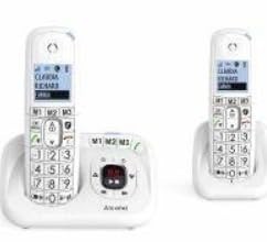 Alcatel XL785 Telefoni Cordless DECT Coppia con Segreteria Telefonica ...