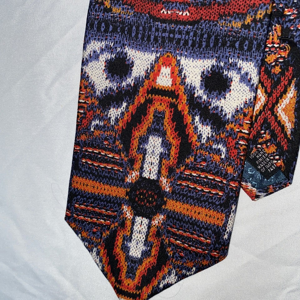 COOGI Australia Men’s Tie 100% Silk Colorful Abstract Necktie 3.75 x 59 ...