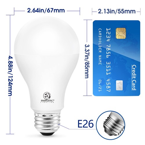LED Bulb, 150 Watt Equivalent, Warm White 3000K, 2600LM, UL Listed, E26 ...